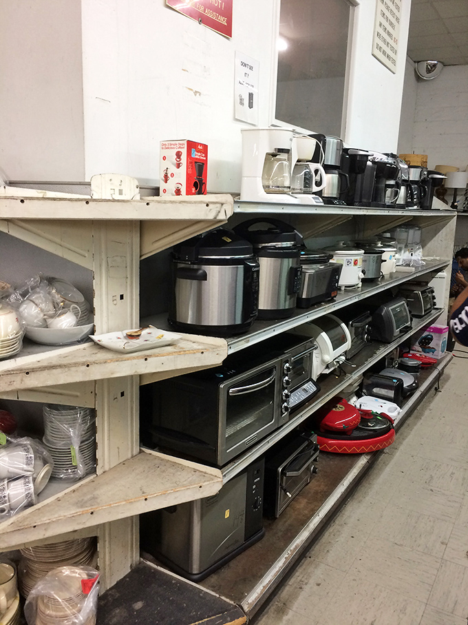 The small appliance section: where coffee makers, toasters and pressure cookers get their second act in the great kitchen drama of life.