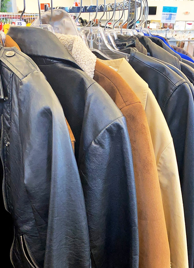 Leather jackets in every shade of cool&mdash;each with its own mysterious backstory and ready for your next chapter.