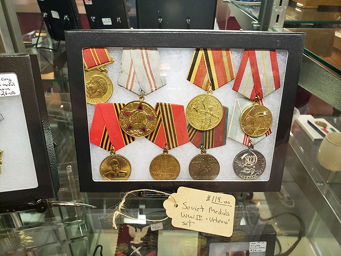 Soviet medals that silently tell tales of another time and place &ndash; history you can hold in your hand without the textbook weight.