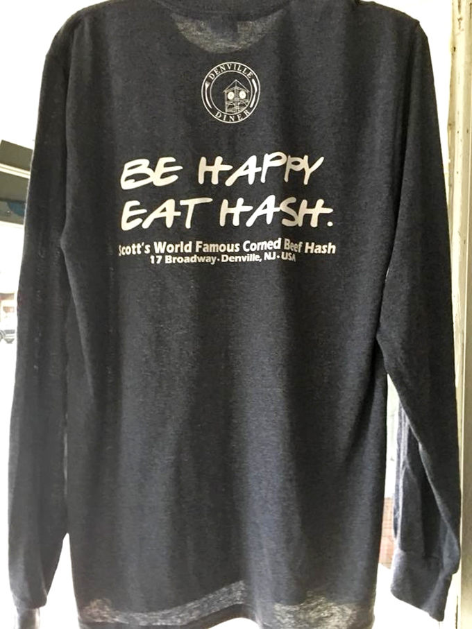 Their merchandise says it all: "BE HAPPY EAT HASH" &ndash; words to live by from the home of Scott's World Famous Corned Beef Hash.
