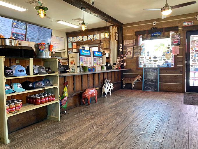 Where the magic begins. That ordering counter might look simple, but it's actually a portal to smoked meat paradise. 