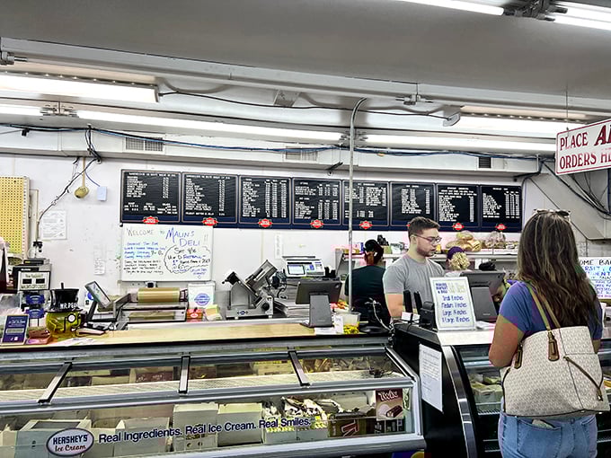 Where sandwich magic happens &ndash; the counter where your order transforms from menu item to midday masterpiece.