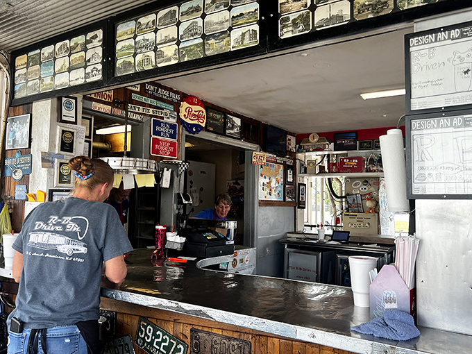 Where the magic happens. This counter has witnessed more joy than a winning lottery ticket distribution center.