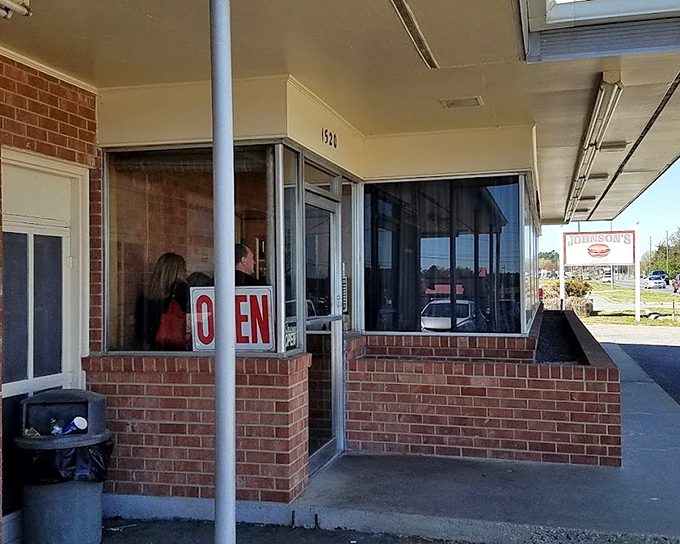The "OPEN" sign might be the most beautiful word in the English language when you're craving a Johnson's burger on a sunny afternoon.