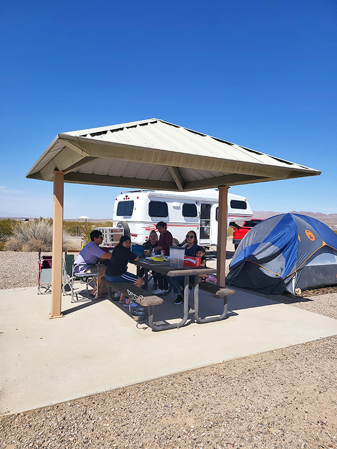 Desert dining at its finest &ndash; a shaded picnic spot where memories are made between bites. Food always tastes better with a side of spectacular views. 