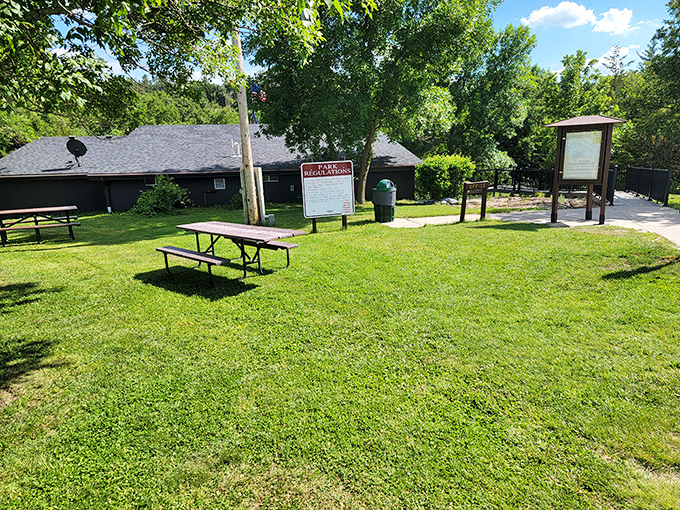 Simple pleasures: A picnic area that turns ordinary sandwiches into five-star dining experiences, courtesy of Mother Nature's ambiance.