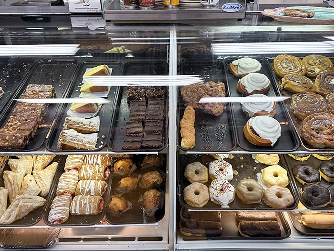 The bakery case&mdash;where willpower goes to die and "I'll just have one" becomes the day's biggest lie.