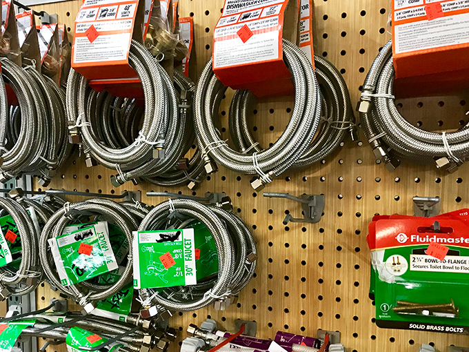 The plumbing supply wall&mdash;where weekend warriors and professional fixers alike find that elusive part that's been leaking since last Christmas. 