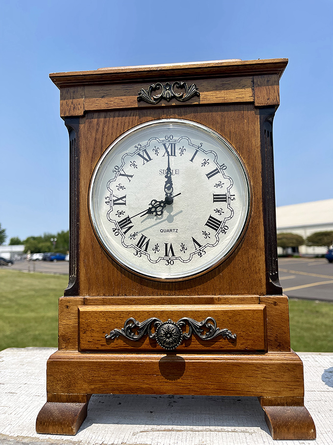 This handsome timepiece doesn't just tell time&mdash;it announces it with the dignified authority of a bygone era.