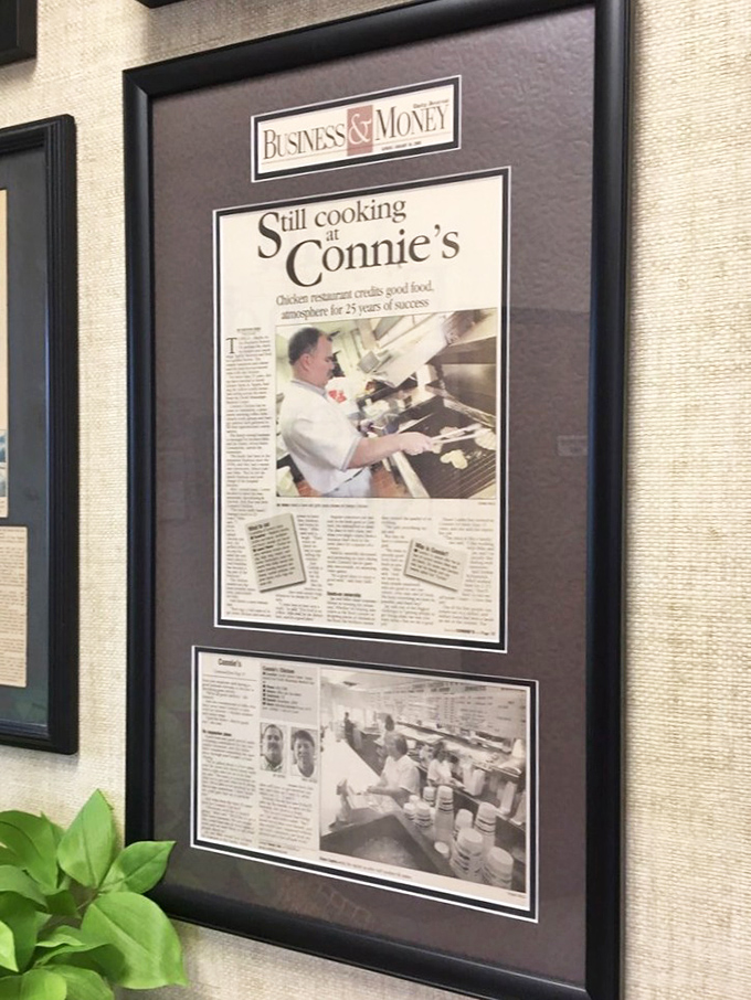 Framed newspaper clippings tell the story of decades of consistency&mdash;the kind of recognition that can't be bought with marketing dollars or social media campaigns.