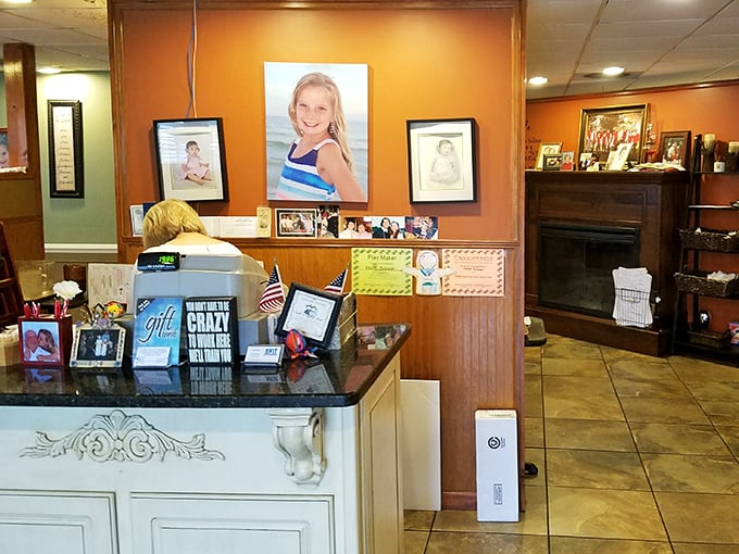 The front counter&mdash;where first-timers become regulars and regulars become family, all under the watchful gaze of cherished photos.