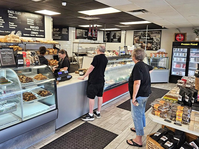 The display case&mdash;where dreams are made and diets go to die. Choose your carbs wisely; they're all worth the splurge.