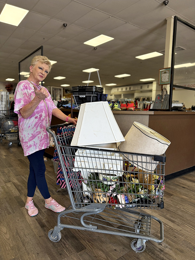 Every successful thrift store expedition ends with a cart brimming with unexpected treasures that somehow feel meant-to-be.