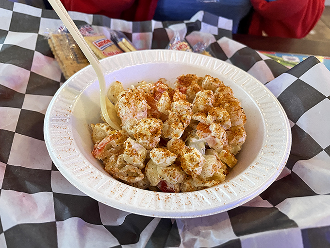 This shrimp salad doesn't need fancy presentation&mdash;just honest seafood flavor that makes you close your eyes with each heavenly bite.