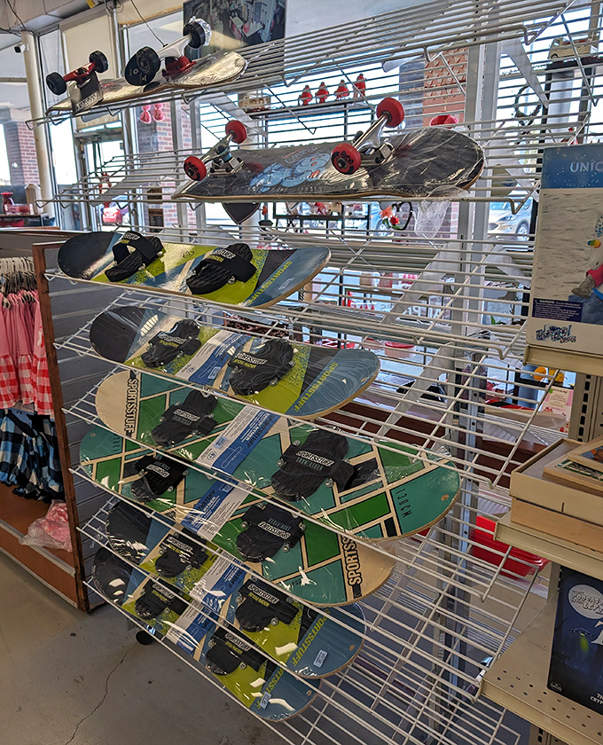 From snowboards to skateboards, the sporting goods section proves that adventure doesn't have to come with an adventurous price tag.