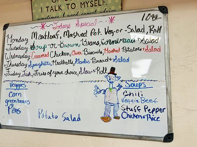 The specials board – where you discover what comfort food your soul didn't even know it needed today.