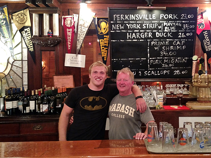 Behind every great tavern is a team that treats cooking not just as a job but as a calling. The menu board showcases their daily inspirations.