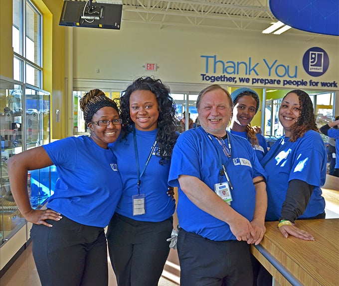 The friendly faces behind the mission. These dedicated team members transform donations into opportunities, creating a shopping experience that changes lives.