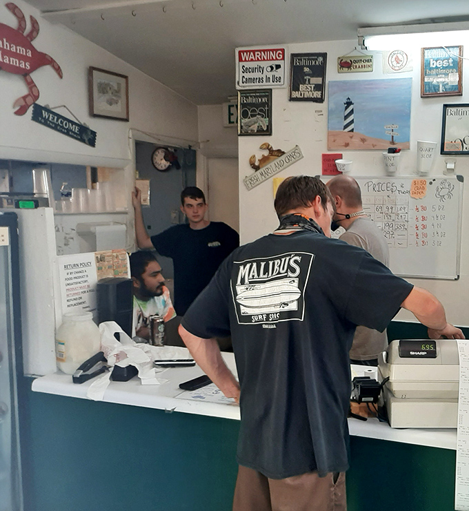 The staff moves with practiced efficiency, taking orders and fulfilling seafood dreams without unnecessary flourishes or fake smiles.