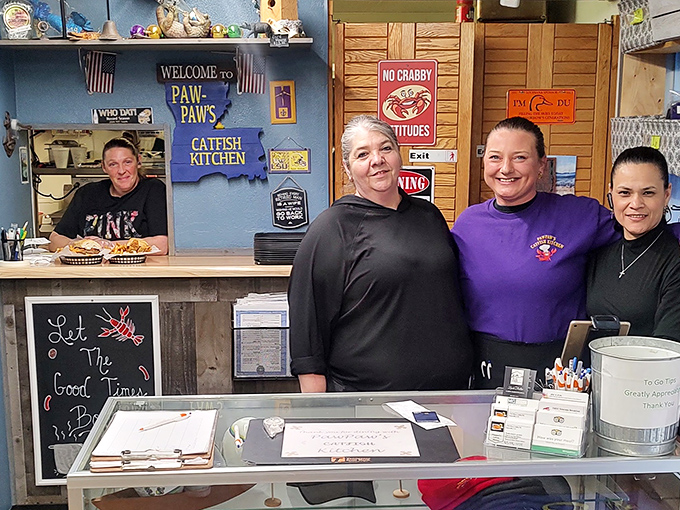 These friendly faces behind the counter make you feel like family before you've even ordered your first hushpuppy.