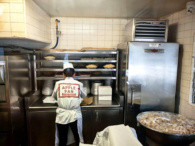 Behind the scenes, the pie-making operation continues a tradition that's outlasted countless food trends and fads. Some things shouldn't be "disrupted."