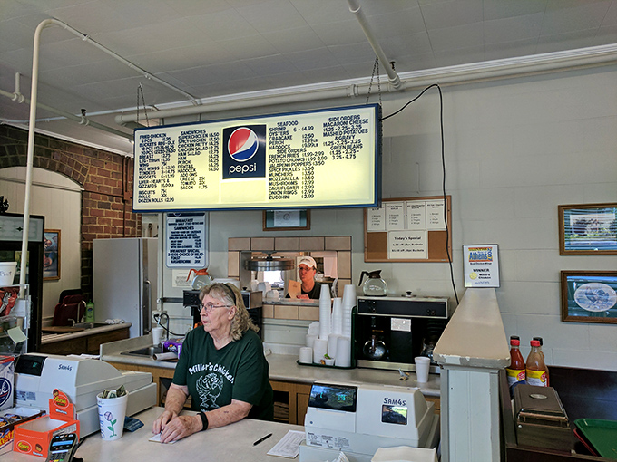 The folks behind the counter aren't "team members" or "associates" &ndash; they're the keepers of the chicken kingdom, masters of their craft.