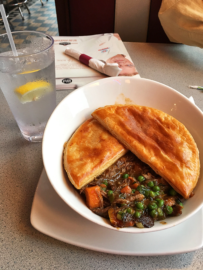 Not just a pot pie&mdash;it's a steaming fortress of pastry protecting a treasure of savory stew within.