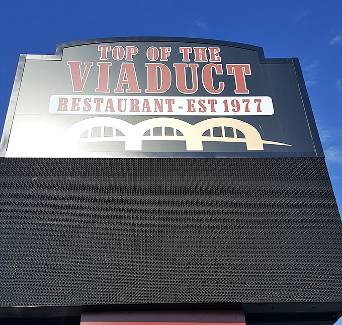 Since 1977, this sign has been making promises—and judging by the crowds, they've been keeping them.