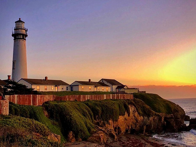 Golden hour here makes every photographer weep with joy &ndash; no filter could improve on this natural light show.