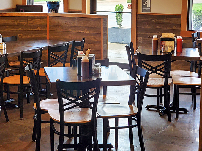 Simple tables that have witnessed countless "mmm" moments. In BBQ joints, the plainest furniture often supports the most extraordinary experiences.