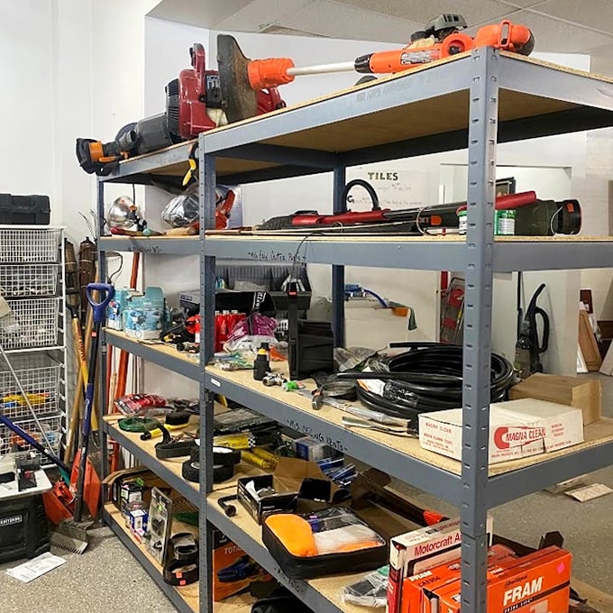 Tool heaven for the weekend warrior&mdash;where that specific gadget you need for that one weird project is probably hiding.