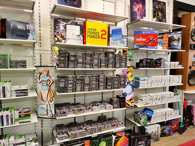 A gaming paradise that makes parents' wallets nervous and kids' eyes widen&mdash;where yesterday's cutting-edge consoles meet today's bargain hunters.