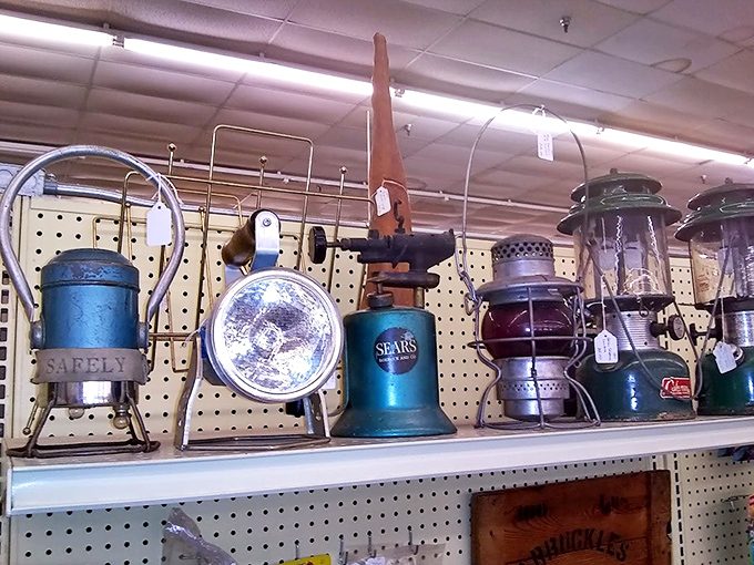 These vintage lanterns once lit the way for generations past. Now they're waiting to become the conversation piece in your modern living room.