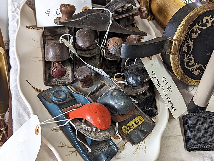 Vintage hand planes with price tags that would make your woodworking grandfather weep with joy. Tools that built America, now waiting for their second act.