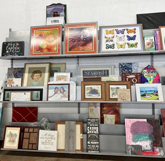 Wall art gallery where strangers' memories and motivational quotes await the opportunity to inspire your home's next chapter.