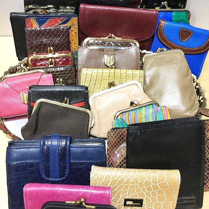 The handbag graveyard? More like purse paradise! These vintage clutches and wallets prove one shopper's castoff is another's treasure.