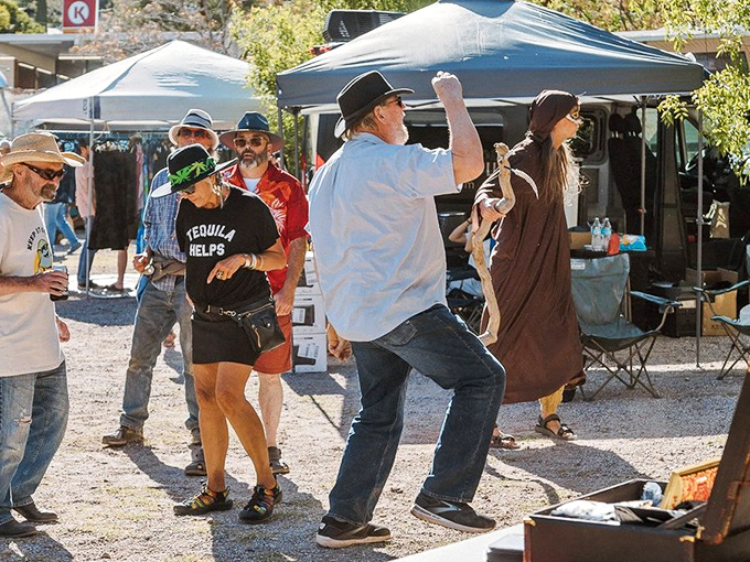 At Bisbee's festivals, even the t-shirts make statements&mdash;"Tequila Helps" might just be the unofficial motto of desert celebration season. 