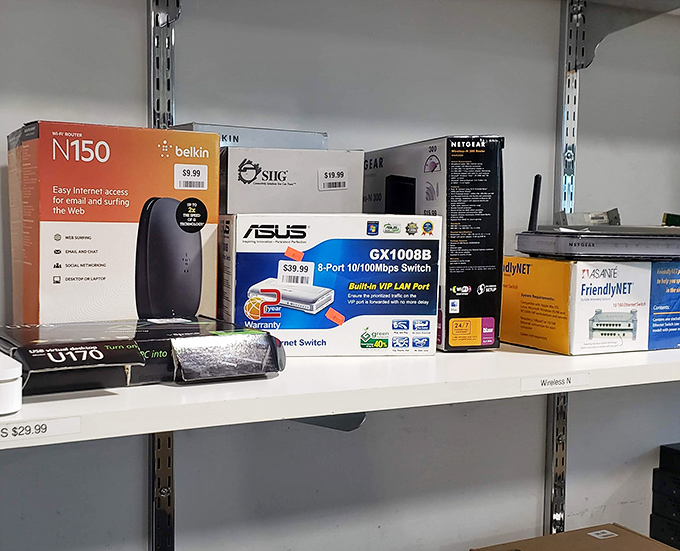 Tech bargains line the shelves with surprising precision&mdash;that ASUS 8-port switch for $29.99 might be the missing link in someone's home network.