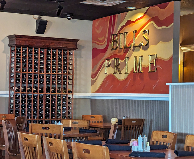 That wine rack isn't just storing bottles—it's safeguarding liquid time capsules waiting to complement your maritime feast.