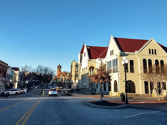 Anderson's historic buildings house local businesses where your retirement dollars stretch further than your grandkids' patience at holiday dinners.