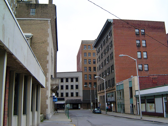 Bluefield's majestic hotel towers over the street like a grand dame welcoming travelers home.