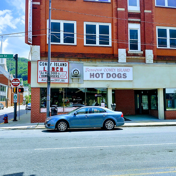 Downtown brick buildings like this anchor neighborhoods and feed souls across generations of loyal customers.