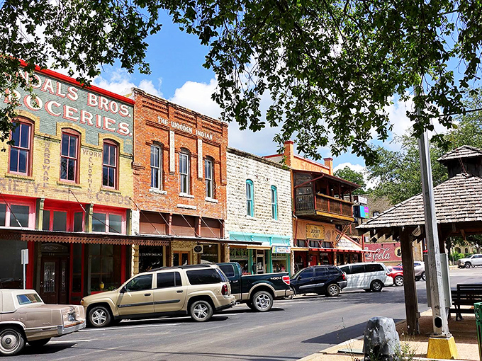 Hico's main street looks like it's been waiting for your arrival since 1890, complete with historic storefronts and Texas-sized welcome.