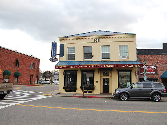 Historic buildings stand shoulder to shoulder in downtown Ione. A Gold Rush timeline told in brick, wood, and unhurried conversations.