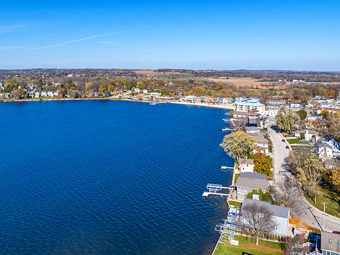 Pewaukee Lake offers suburban convenience with serious recreational possibilities, where city meets country perfectly.