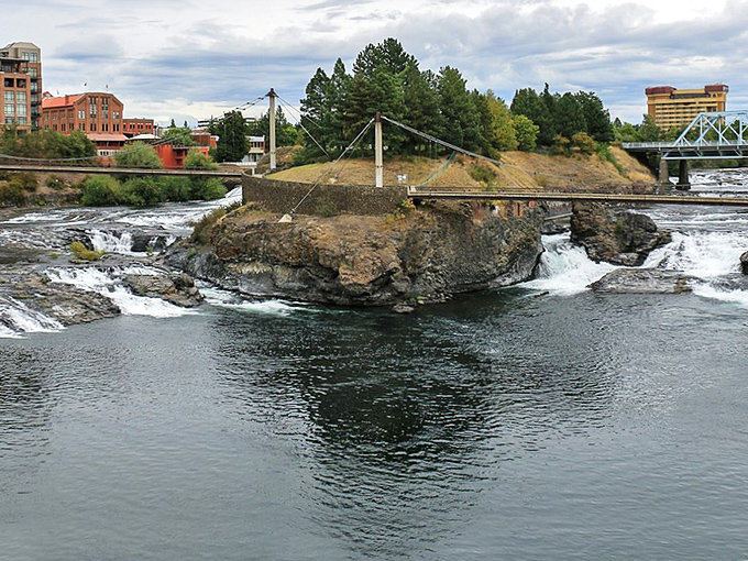 Spokane's dramatic falls create nature's spectacle right downtown. Who needs expensive entertainment when Mother Nature puts on free shows daily?