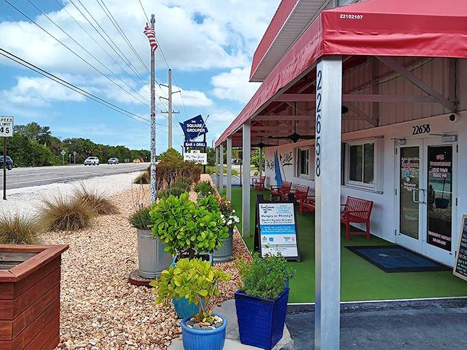 Highway-side simplicity masks culinary excellence at this authentic Keys roadhouse and seafood sanctuary.