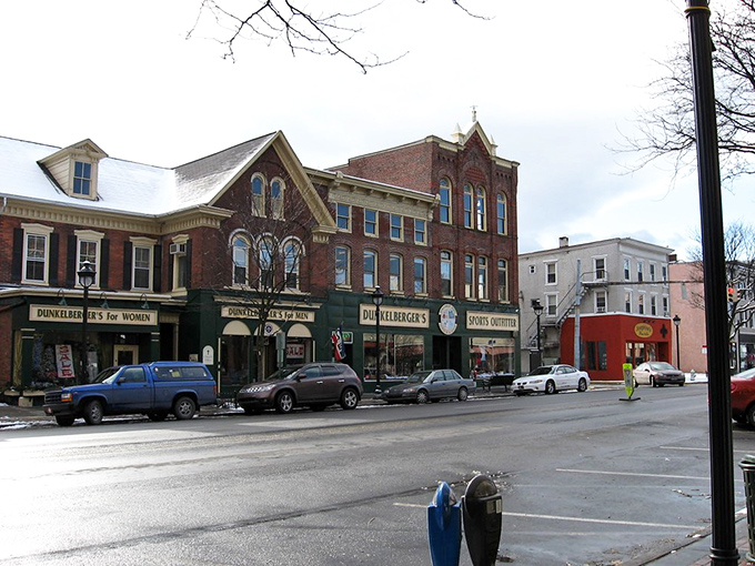 Stroudsburg's main street combines historic charm with modern practicality—much like your retirement plan needs both nostalgia and financial sense.