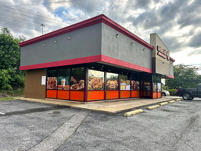 Urban Hot Chicken's modern storefront might look cool, but inside lurks chicken that brings the heat.