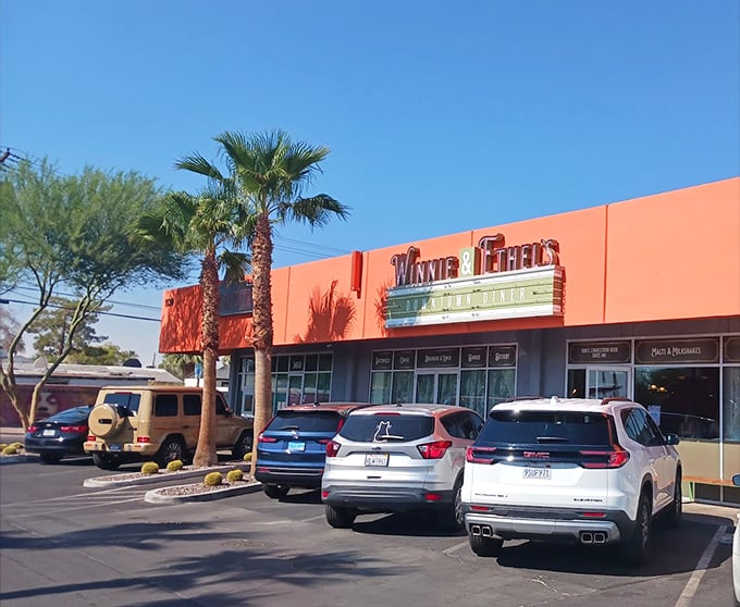 The vintage marquee lettering evokes old Hollywood glamour mixed with down-home cooking that satisfies souls.